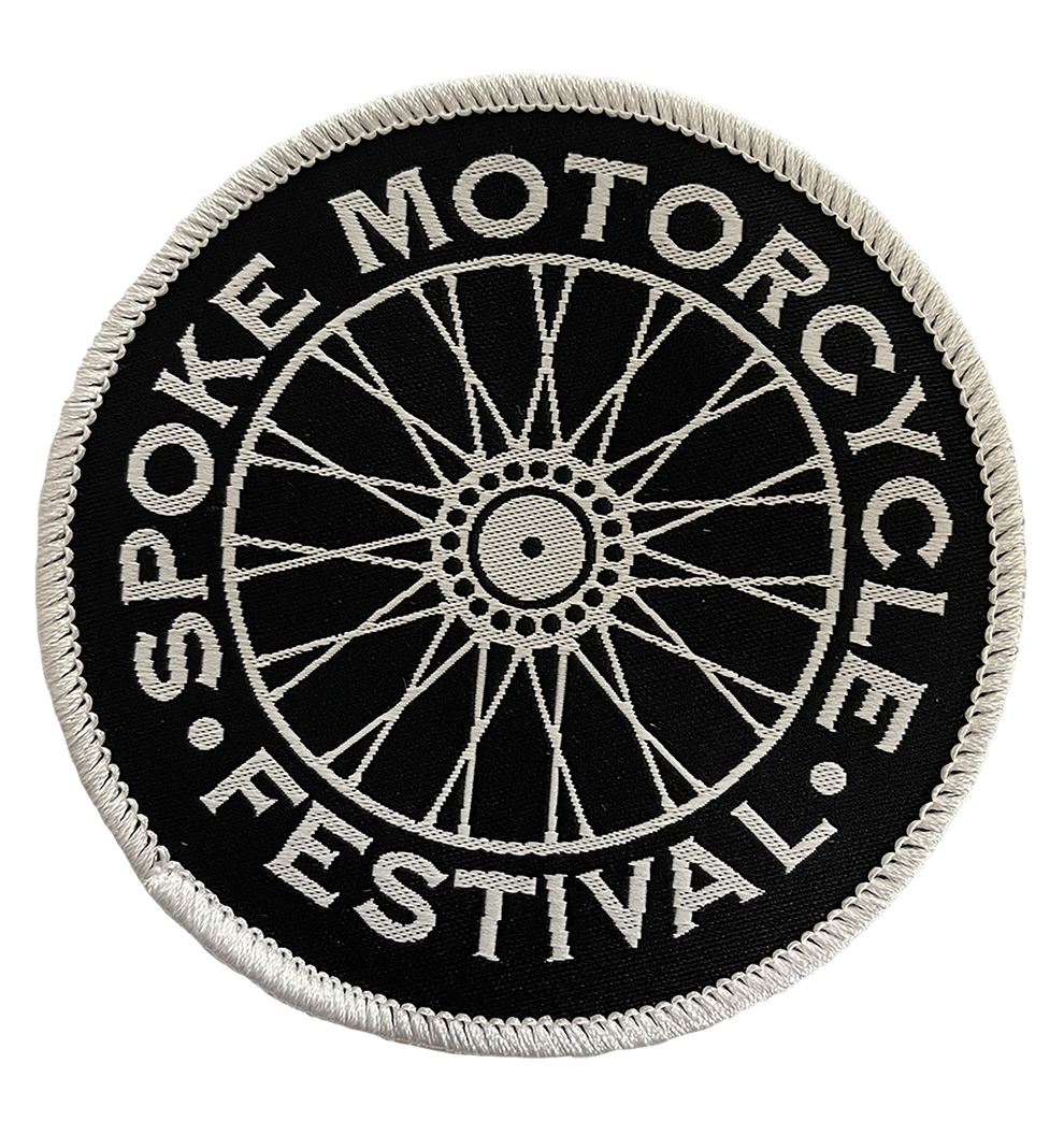 Spoke Embroidered Patch